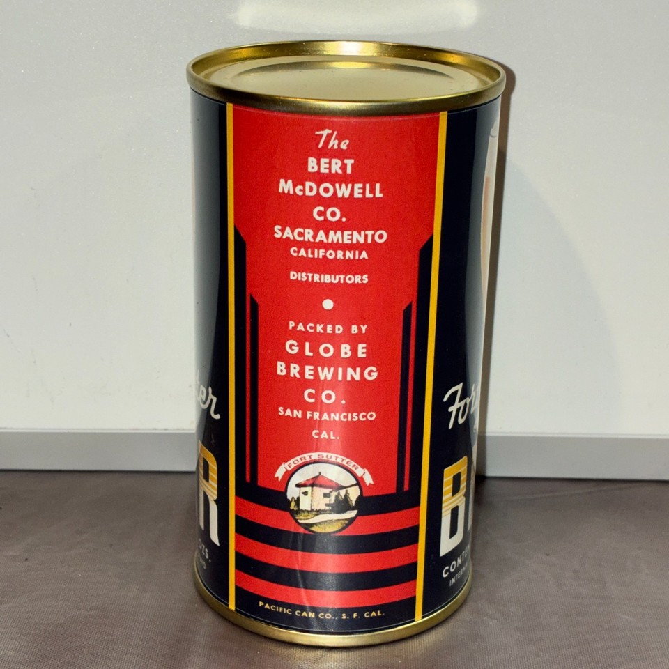 Fort Sutter non-OI REPLICA / NOVELTY beer can, paper label | eBay