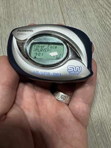 Panasonic Shock Wave SV-SW20V Portable MP3 FM/AM Radio Player WORKING ...