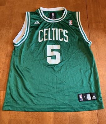Adidas Kevin Garnett Green BOSTON CELTICS #5 Youth NBA Team Swingman ...