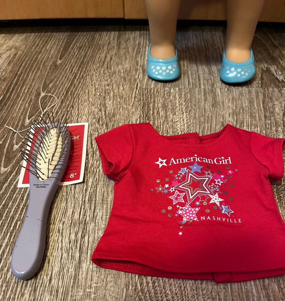 18" American Girl Doll Truly Me #35: Layered Straight Red Hair, Brown ...