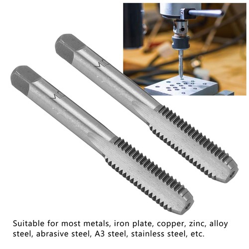 .* M10x1.5 2Pcs/Set Metric Machine Tap High Speed Steel 3 Straight ...