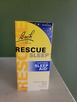 Bach Original Flower Rescue Sleep Natural Sleep Aid Spray 20mL Exp 07/ ...