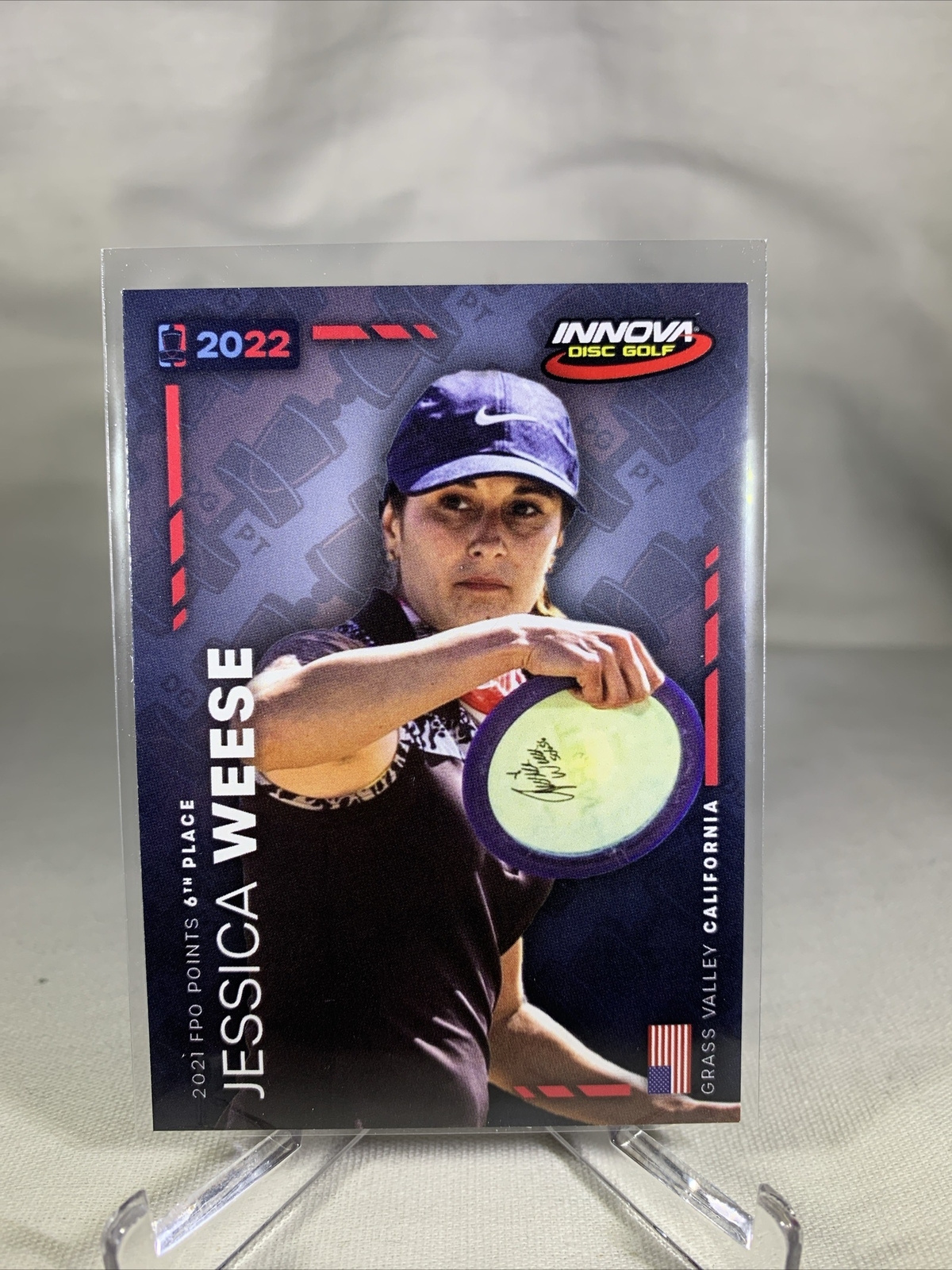 2022 DGPT Disc Golf Trading Card Jessica Weese 6 | eBay