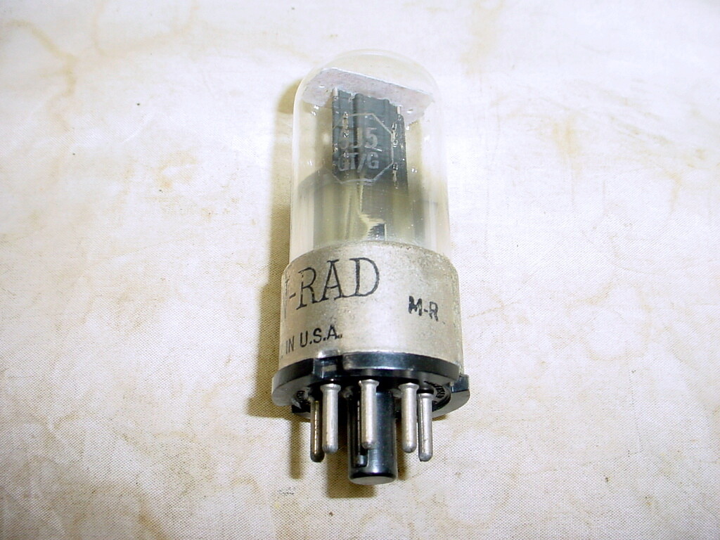Ken-Rad CKR 6J5GT Vacuum Tube Metal Base Black Plate Tested 100 for ...