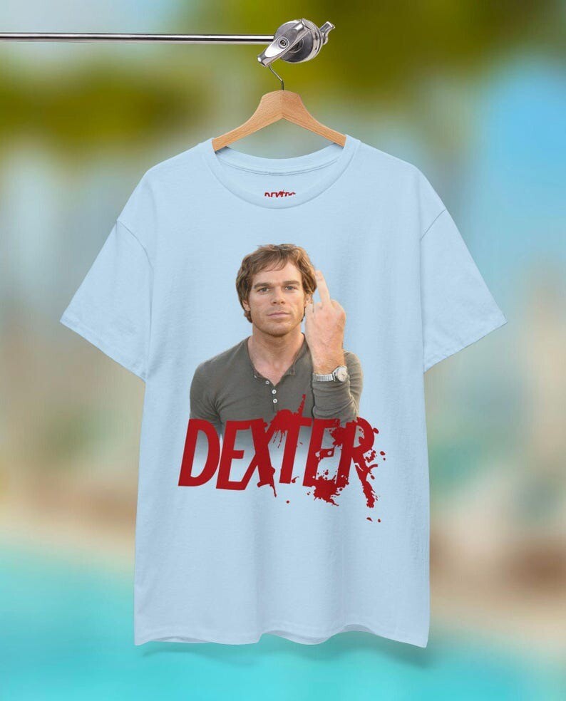 Dexter Morgan Limited Edition "Middle Finger" Vintage T-Shirt | eBay