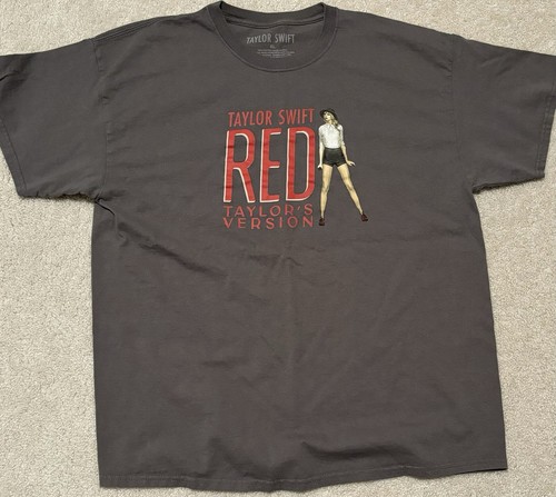 Taylor Swift RED Taylor’s Version Shirt XL Rare Promo Official Merch ...
