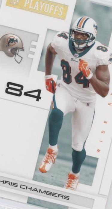 2007 Playoff NFL Playoffs - Chris Chambers #52 Gold /299 for sale ...