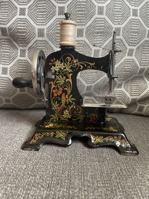 F.W. Mueller Model 5 Toy Sewing Machine Antique | eBay