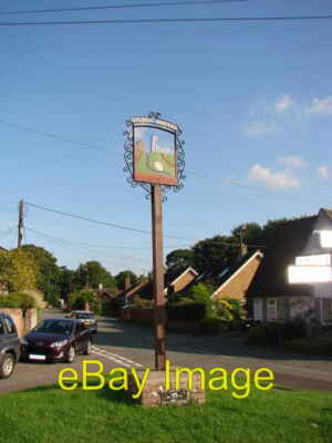 Photo 6x4 Kedington village sign The sign which was erected to ...