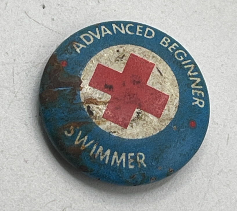 Red Cross Swimming Button - Red Cross Lifeguard Advanced Beginner ...
