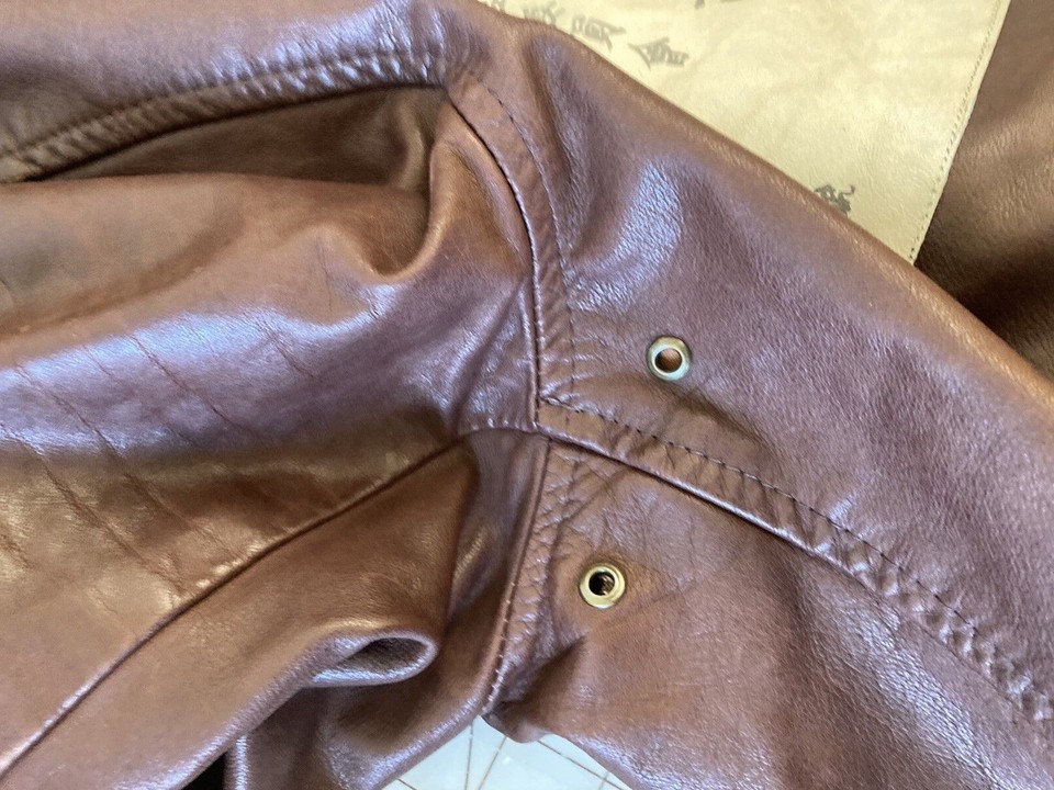 A2 FLIGHT JACKET AVIREX AVG RIGHT STUFF FLYING TIGERS BLOOD CHIT ...