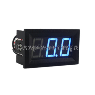 Blue LED Panel Meter Mini Digital Voltmeter DC 0V To 99.9V TOP | eBay