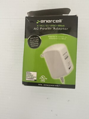Enercell AC Power Adapter 9/10.2/13VAC 800 MA | eBay