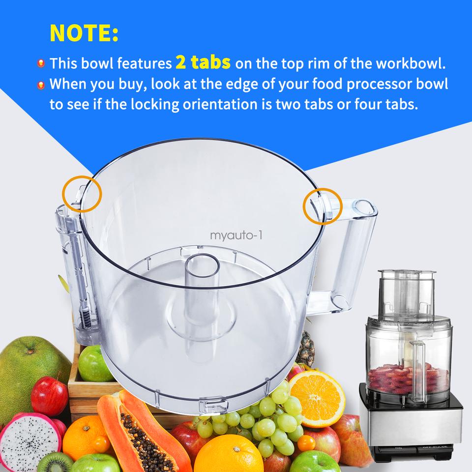 Brand new food processor work bowl replaces Tritan Cuisinart DLC ...