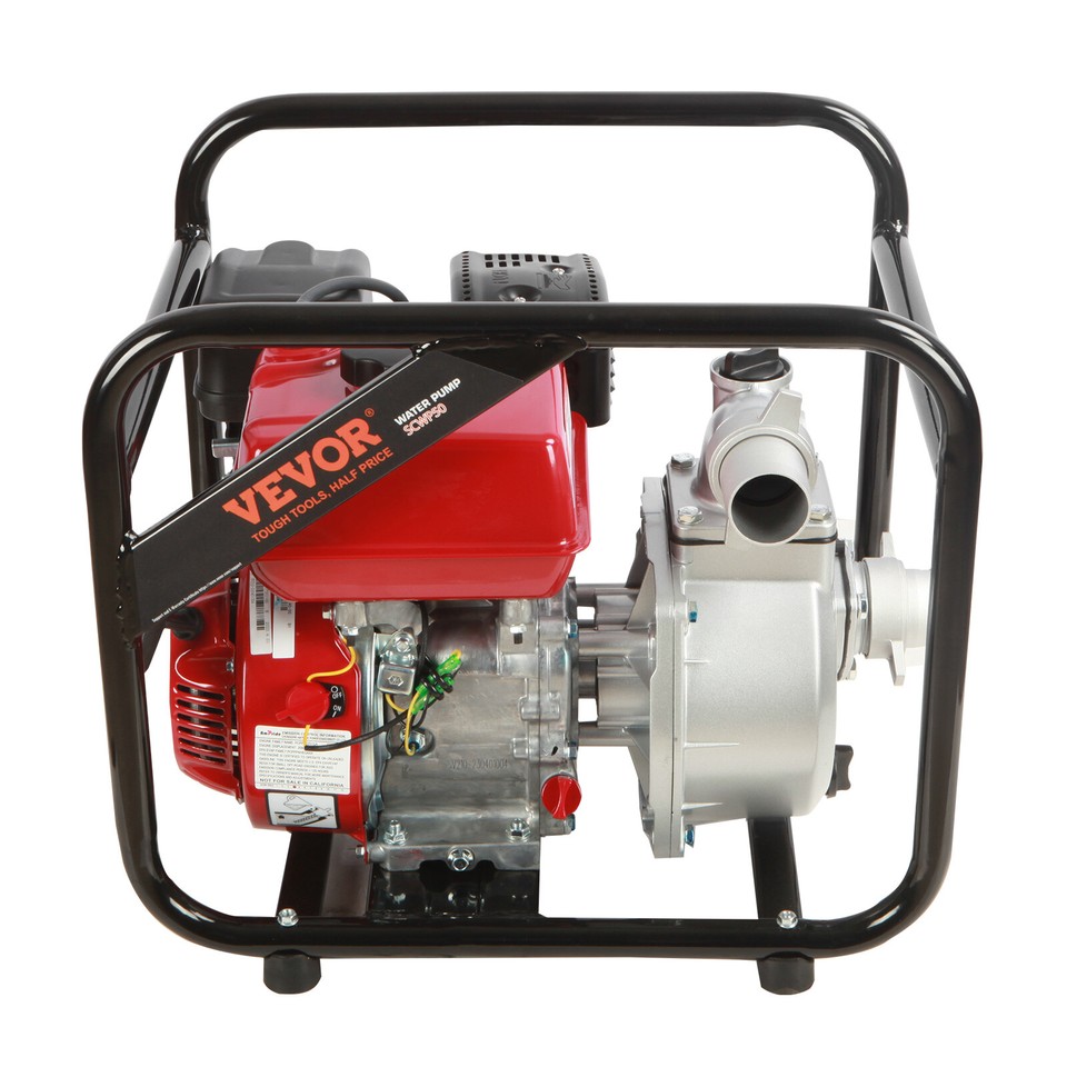VEVOR Gasoline Engine Water Pump Gas Powered Water Transfer Pump 2" 7HP ...