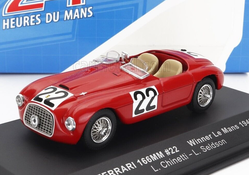 IXO 1/43 FERRARI 166MM #22 WINNER LE MANS 1949 L.CHINETTI/LORD SELSDON ...