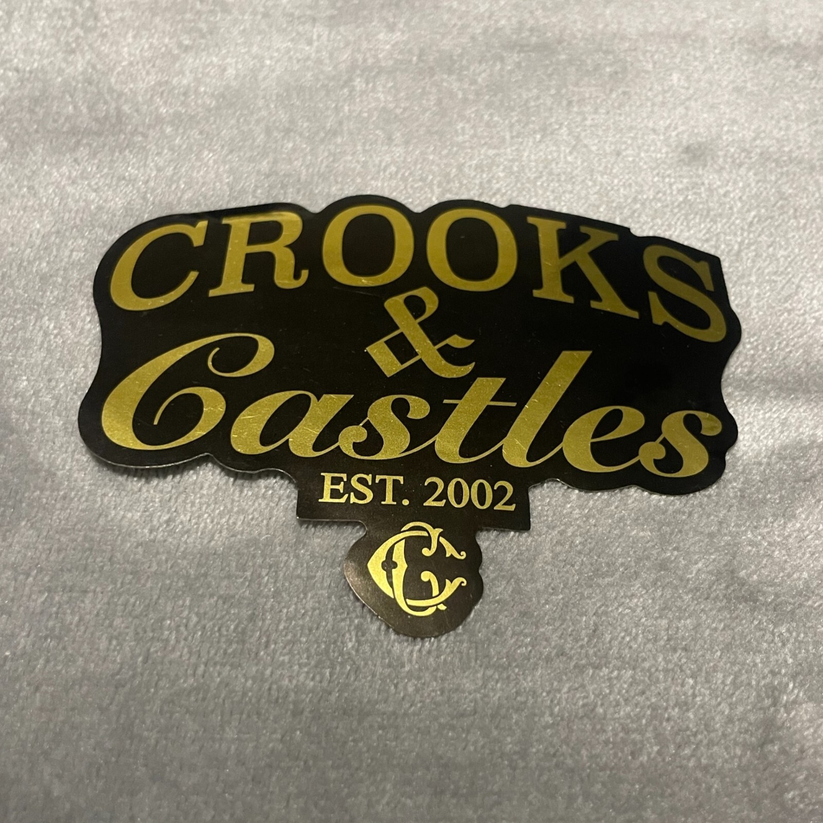 CROOKS & CASTLES Sticker Die Cut Decal Self Adhesive AUTHENTIC!! | eBay