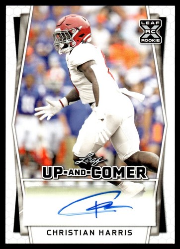2022 Leaf Draft Autographs Christian Harris Rookie Auto Alabama Crimson Tide | eBay