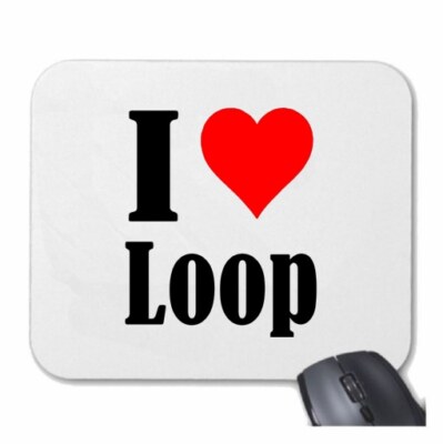 MOUSEPAD Mauspad I Love Loop Ich Liebe Loop | eBay.de