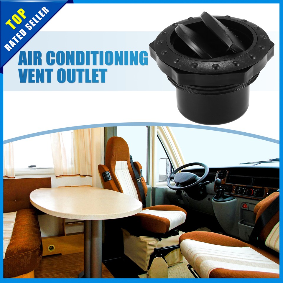 Air Conditioning Vent Outlet Rotatable 60mm Round A/C Air Outlet Vent ...