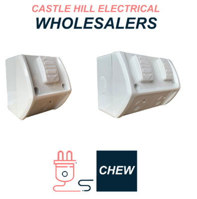 Weatherproof Outdoor GPO Single/Double Power Point Socket Outlet ...