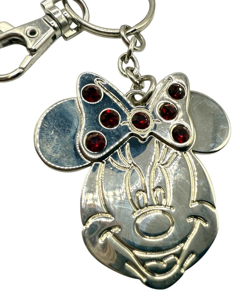 Disney Parks Disneyland Keychain Minnie Mouse January Birthstone NEW | eBay