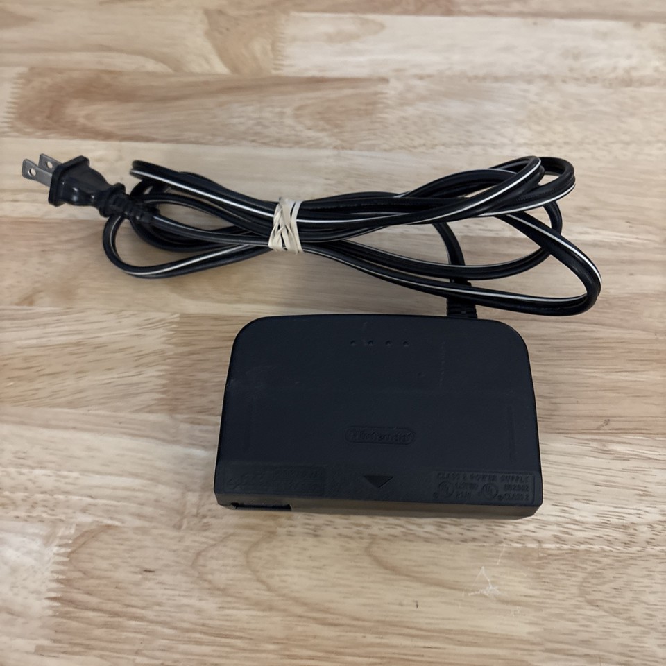 Nintendo 64 N64 Power Supply AC Adapter Original OEM NUS-002 USA Tested ...