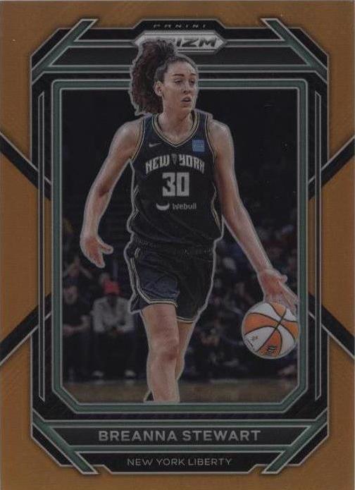 2023 Panini Prizm WNBA - Breanna Stewart #17 Orange Prizm /99 for sale ...