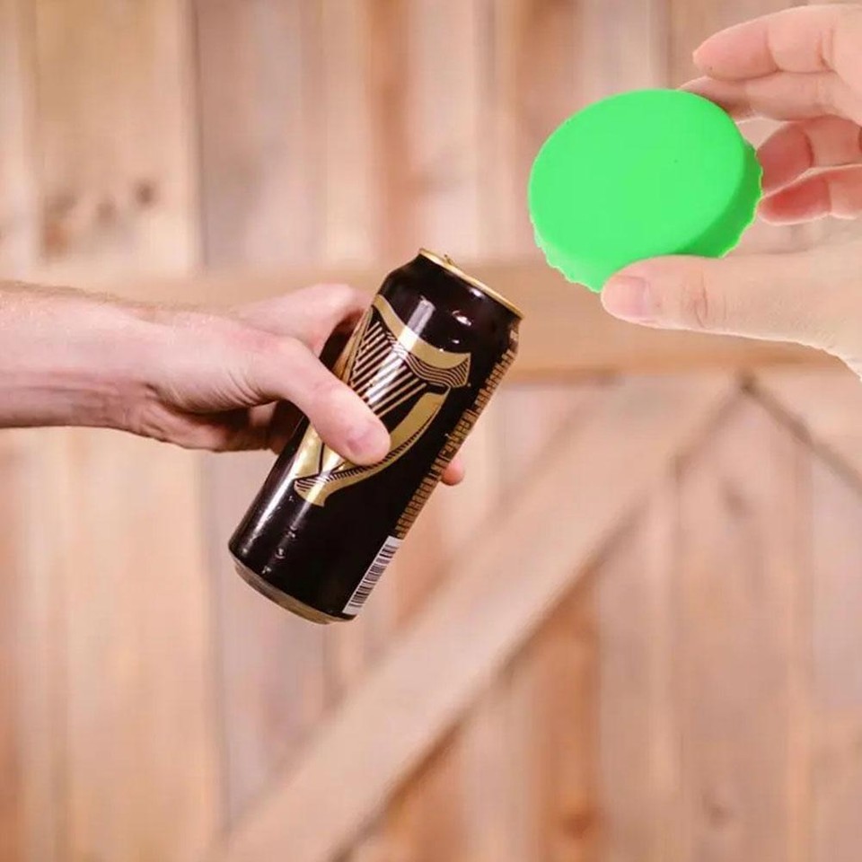 Leak Proof Silicone Sealed Can Beer Bottle Iron Can Soda Cola Cap No ...