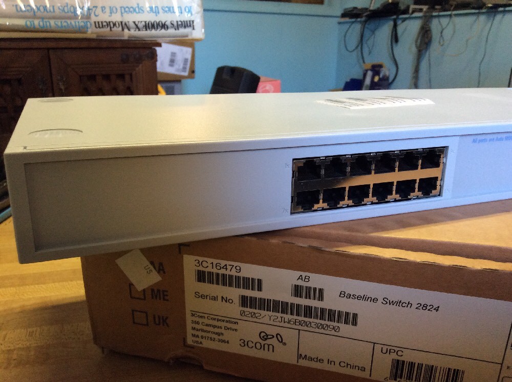 3COM Corp BASELINE SWITCH 2824-SFP PLUS 12 port | eBay