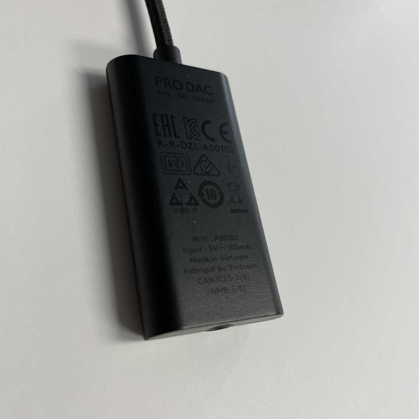 Logitech G Pro X DAC USB Audio Adapter/Sound Card Dongle R-R-DZL-A00102 ...