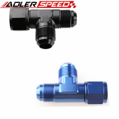 AN4 AN6 AN8 AN10 AN12 Female To Male Swivel On Run Tee Fitting Adaptor ...