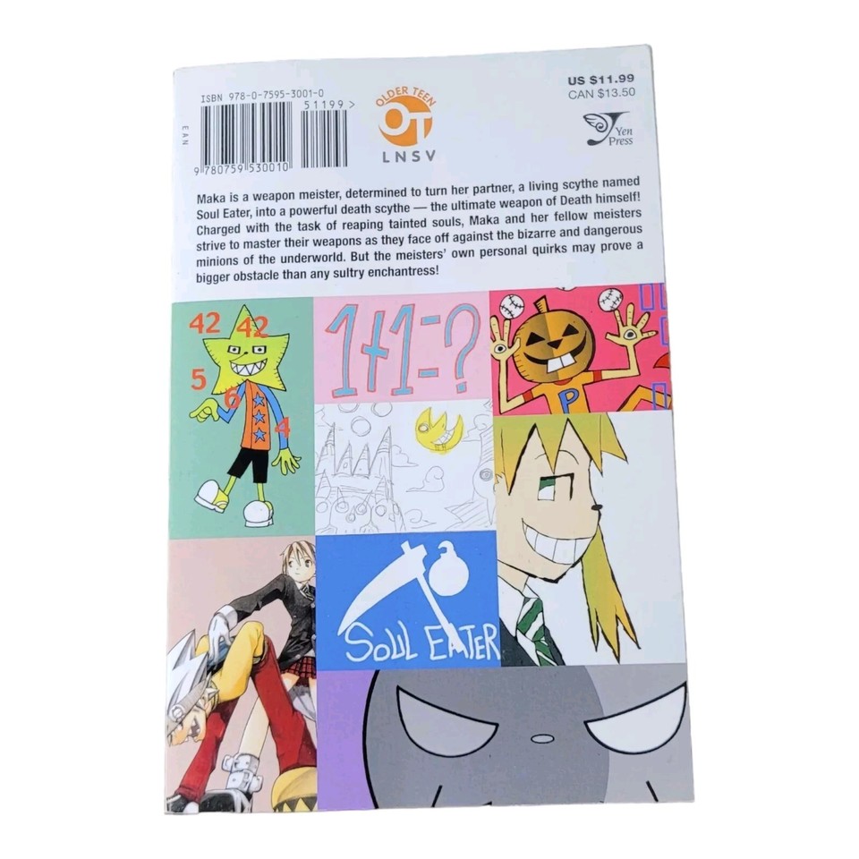 Soul Eater, Vol. 1 - Paperback By Ohkubo, Atsushi 9780759530010 | eBay
