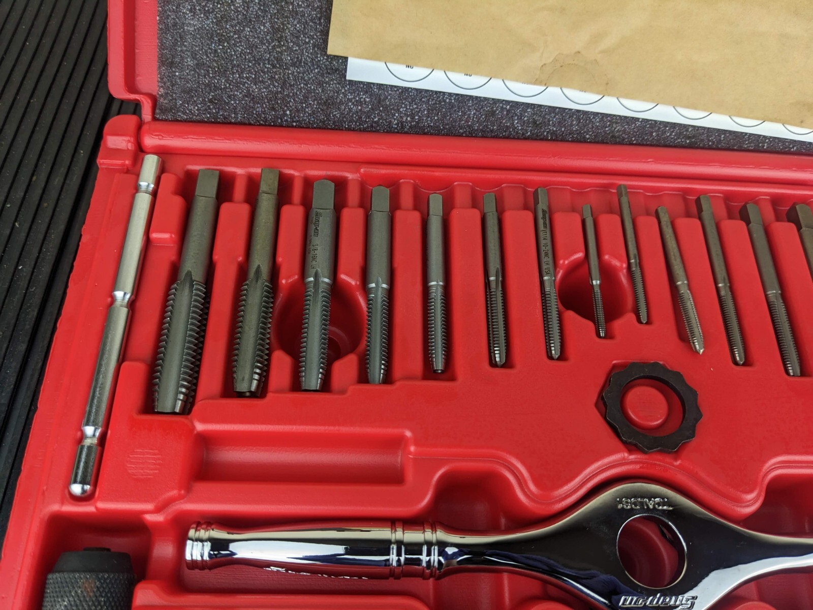 Snap-on TDLH139 Left-Hand Thread Tap and Die Set for sale online | eBay