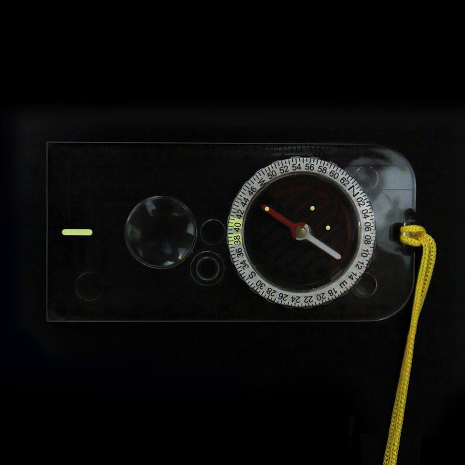 Magnifying Orienteering Compass Navigation Map Reading Scouts Army ...