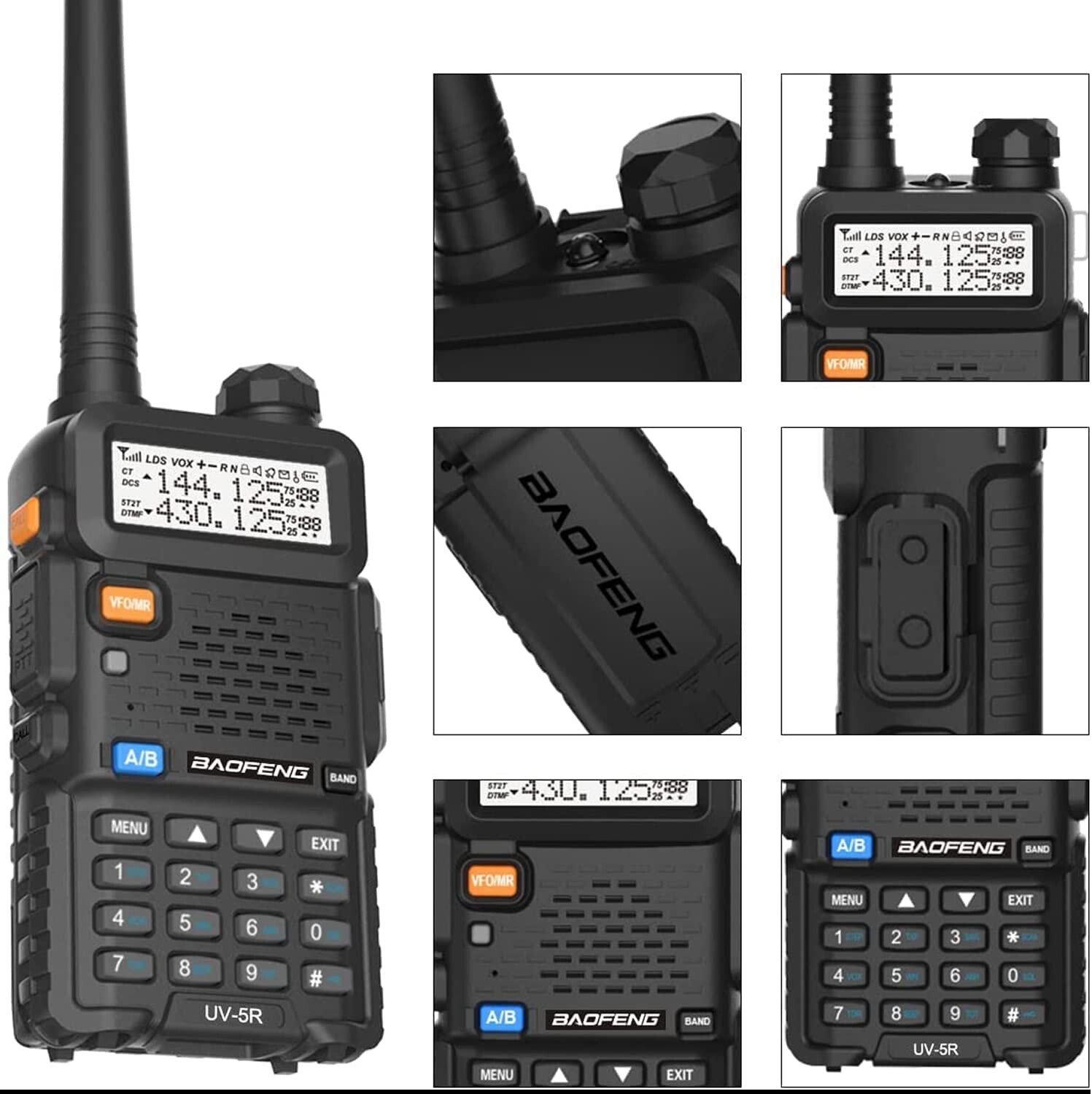 Digital Handheld Radio Scanner Fire Police VHF FM EMS Ham 2 Way ...