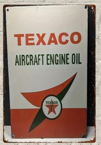 Texaco Rectangular Gas Gasoline Oil Aluminum Retro Remake Sign Station ...