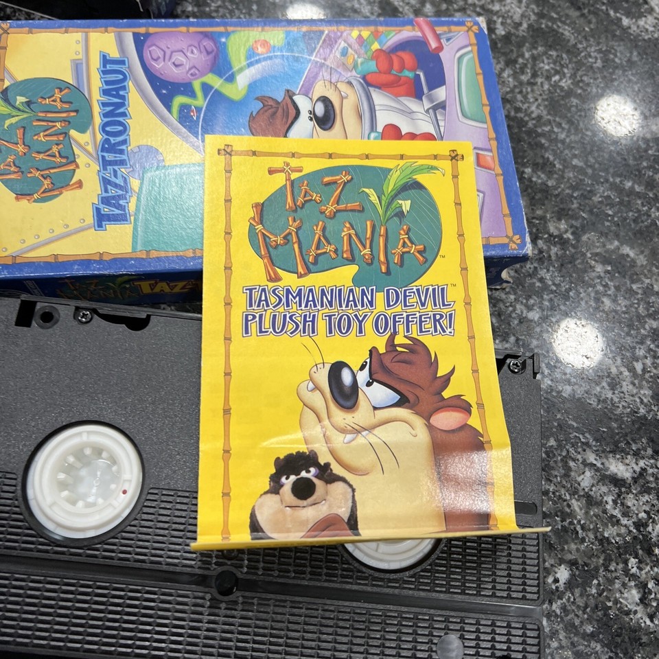 Taz Mania Taz-Tronaut (VHS, 1993) With Insert | eBay