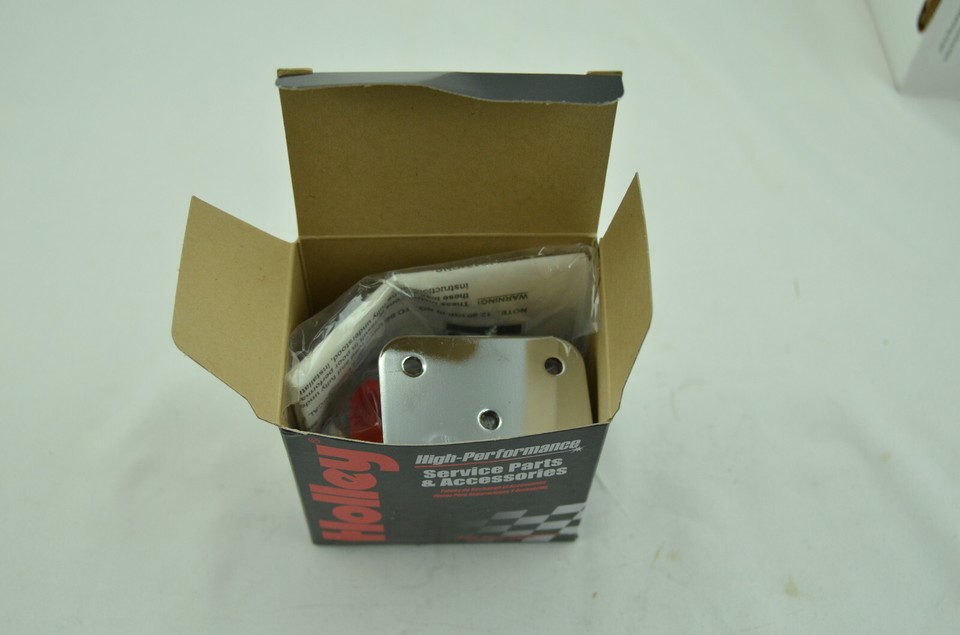 NEW Holley 12-804 Chrome Universal Carbureted Fuel Pressure Regulator 1 ...