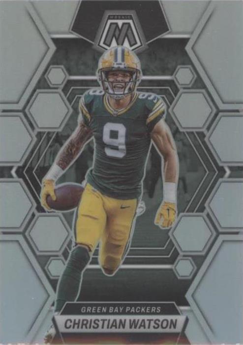 2023 Panini Mosaic - Christian Watson #86 Silver Prizm for sale online ...