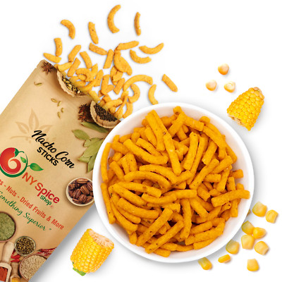 Nacho Corn Sesame Sticks Snack - Premium Quality Snack - by NY Spice ...