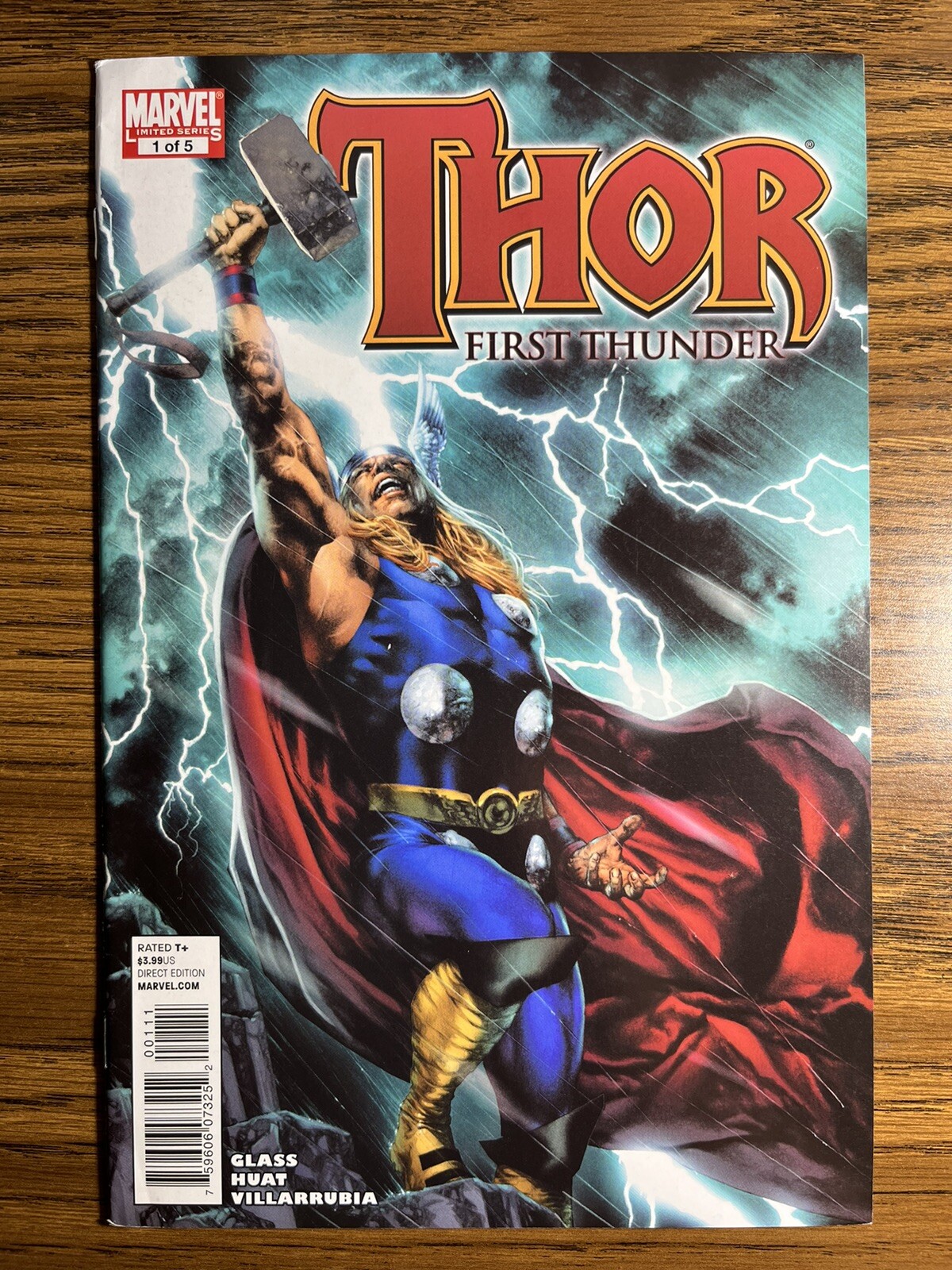 THOR: FIRST THUNDER 1 JAY ANACLETO COVER BRYAN GLASS STORY MARVEL ...