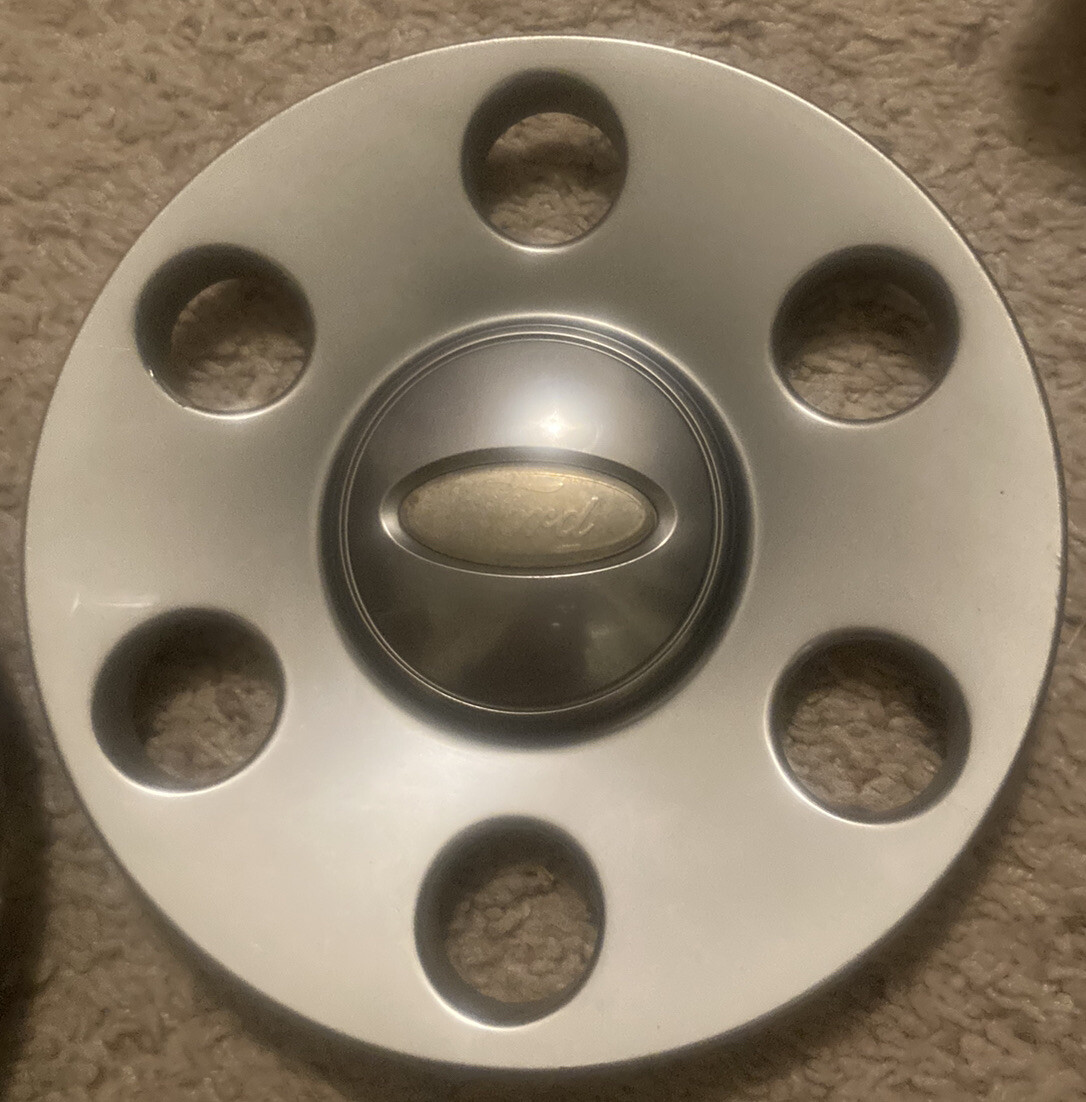 SET 2007-2011 Ford F-150 Expedition Platinum Satin Center Hub Cap 7L14 ...