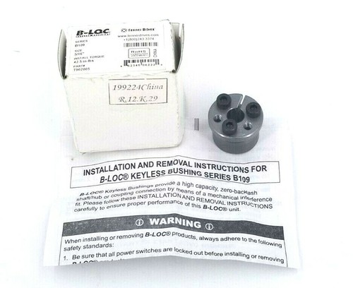 Fenner Drives, T902005, B-LOC Keyless Locking Device, Bushing Series ...