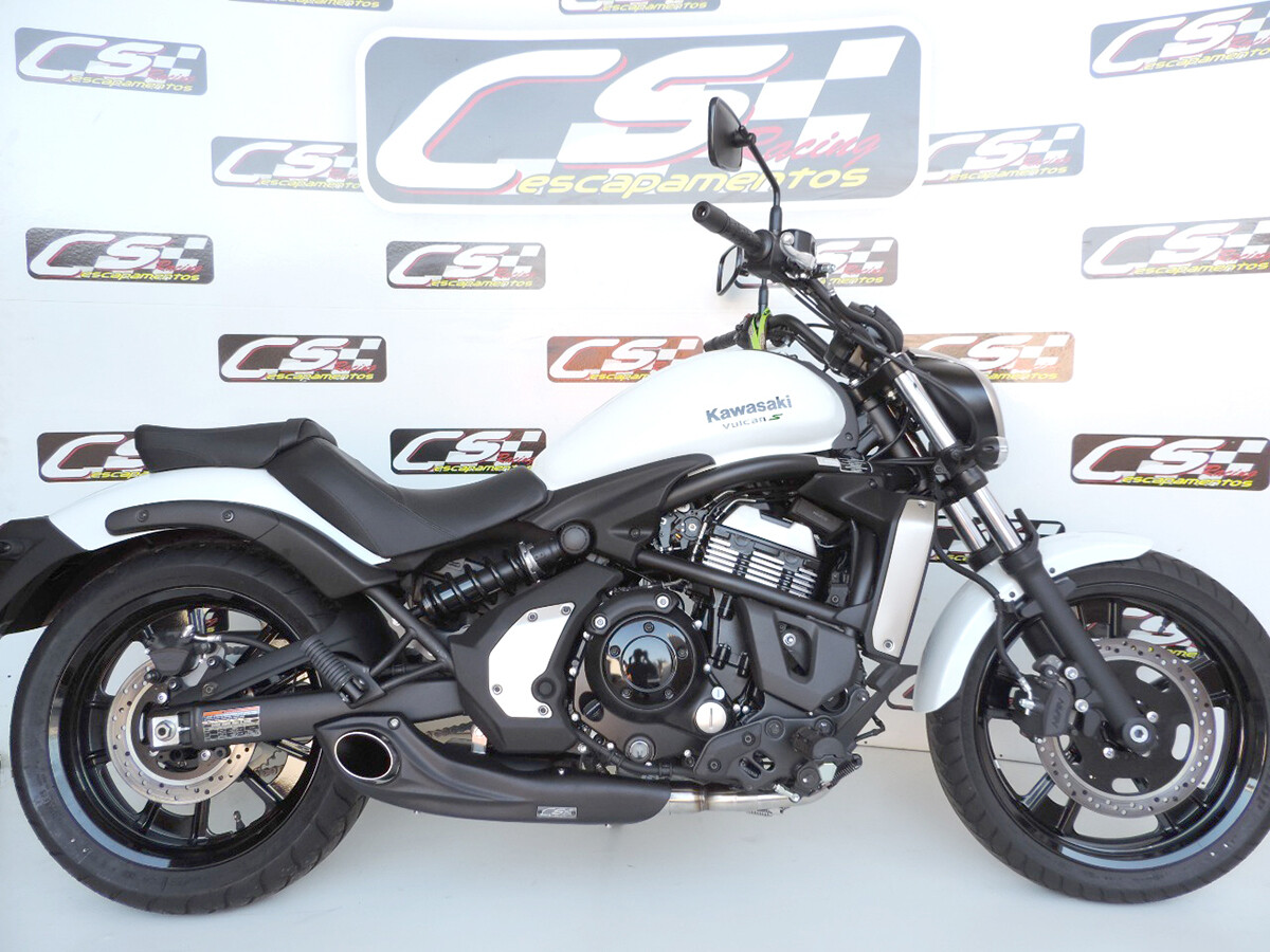 2015-2024 Kawasaki Vulcan S EN650 Full Exhaust Muffler + Header CS ...