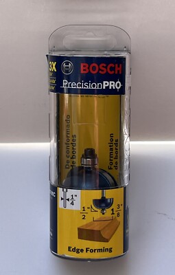 Bosch 85207MC 1 3/8" Diameter 1/4" Shank Cove Edge Forming Router Bit ...