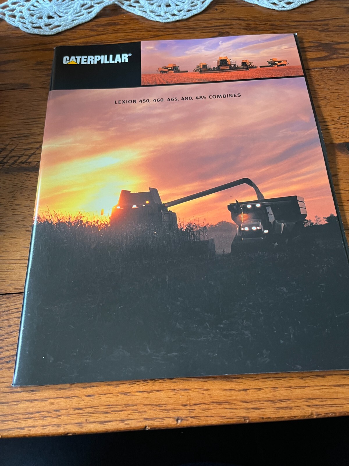 Caterpillar CAT 450 460 465 480 485 Lexion Combine Brochure FCCA | eBay