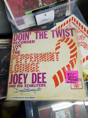 Doing The Twist Peppermint Lounge Autographed By David Brigati ...