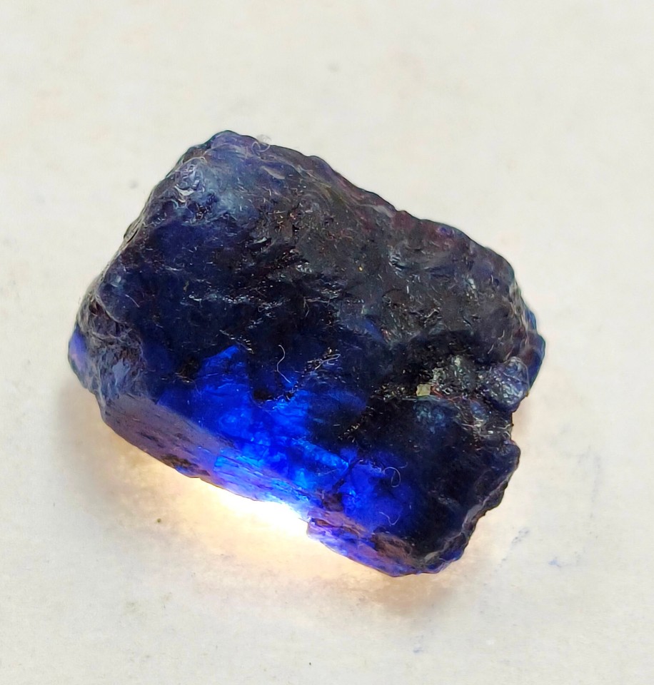 Natural Blue Beryl (Maxixe) Rough Loose Gemstone Winter Day J33 | eBay
