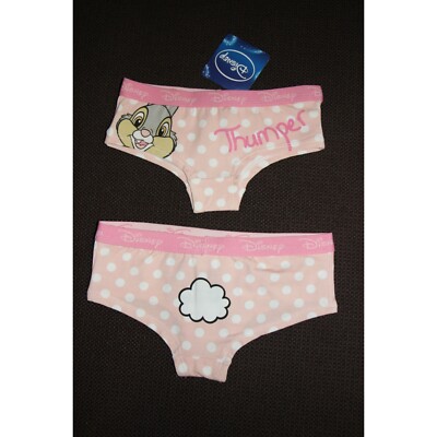 DISNEY boxer PANPAN Thumper Bambi taille 2-3 ans shorty culotte rose et ...